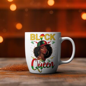 Juneteenth Queen PNG, Black Girl Magic Afro Woman Pride Tee, African ...