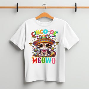 Cinco De Meowo PNG, Fiesta Cat Lover, Purr-fect Cinco De Mayo Graphic ...
