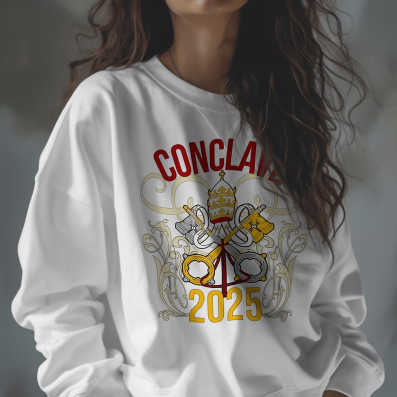 Conclave 2025 PNG, Vatican Inspired Event Design Tee, Conclave 2025 ...