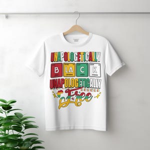Unapologetically Black Unapologetically Free PNG, Afro Pride Periodic ...