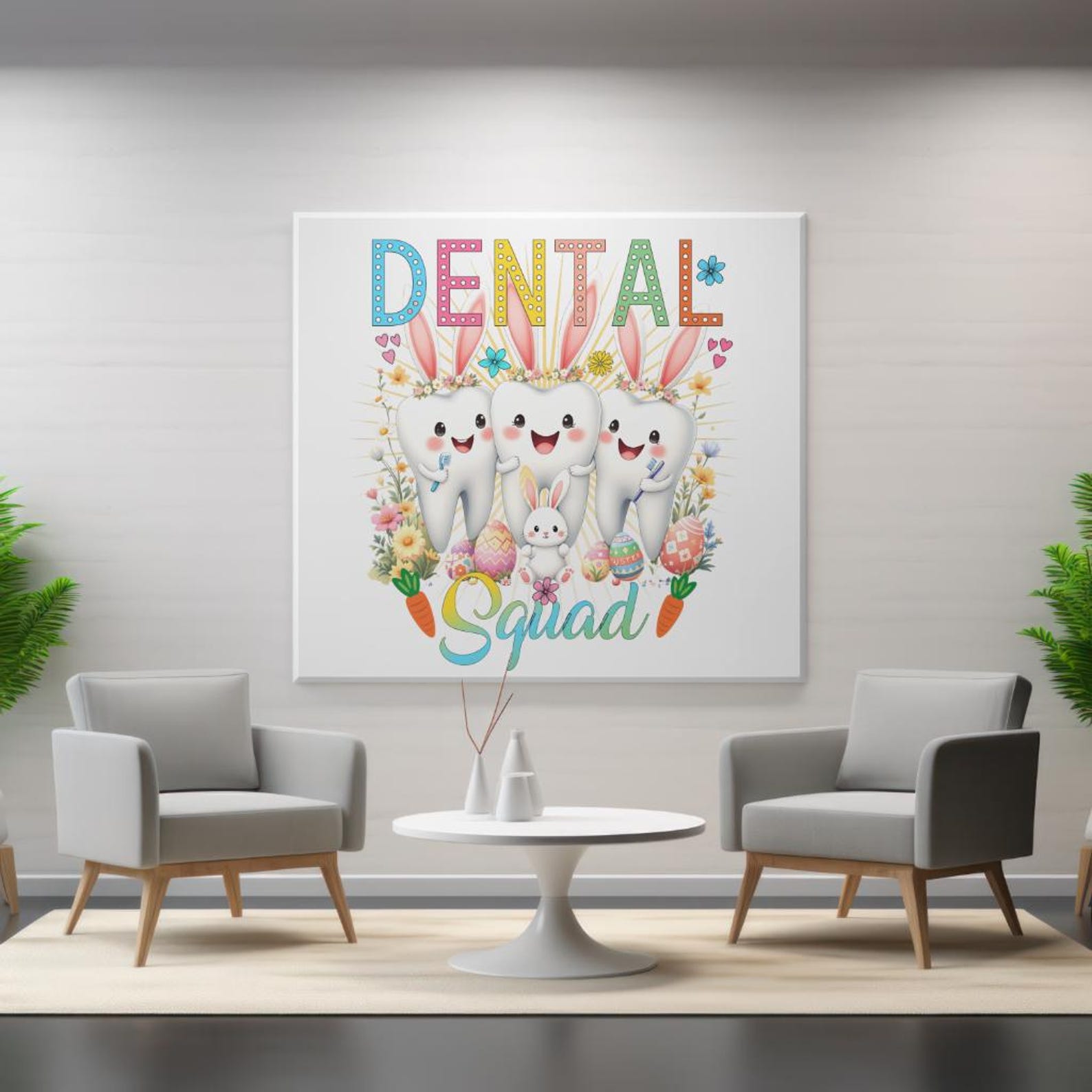 Dental Squad Easter PNG, Cute Tooth Bunny Design for Dentists ...