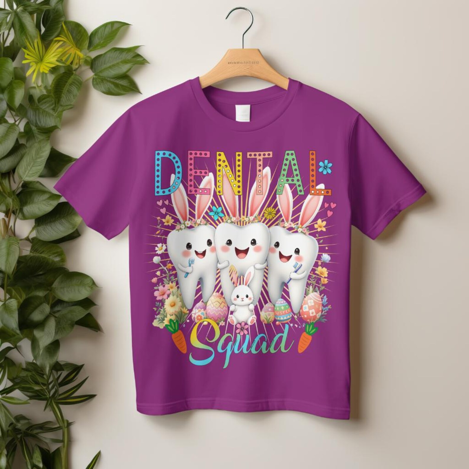 Dental Squad Easter PNG, Cute Tooth Bunny Design for Dentists ...