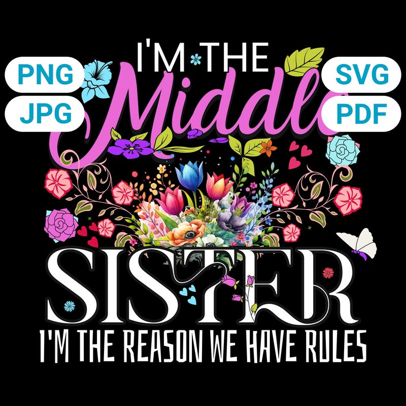 Middle Sister Shirt - Etsy
