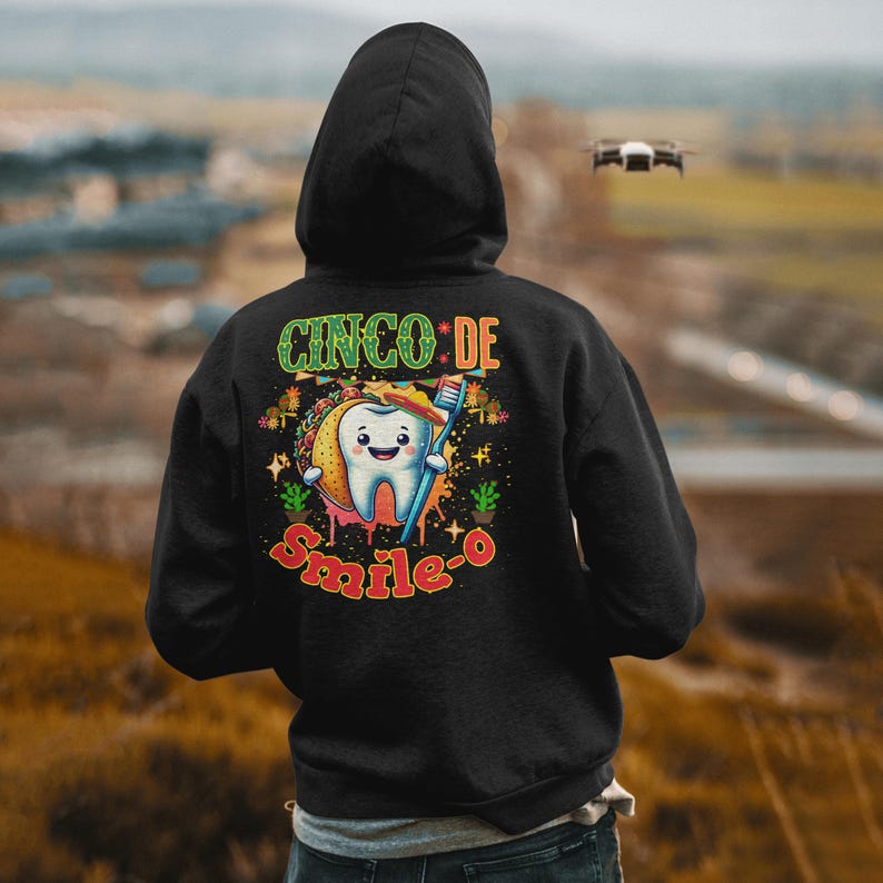 Cinco De Smile-o Shirt Png, Funny Dentist Taco Tooth Design, Cinco De ...