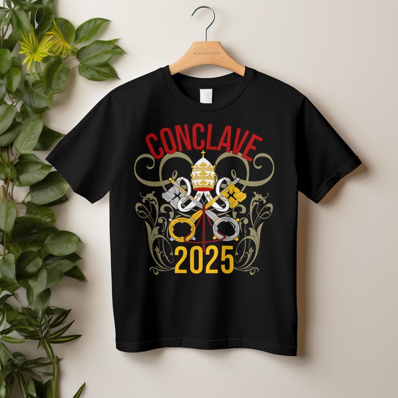 Conclave 2025 PNG, Vatican Inspired Event Design Tee, Conclave 2025 ...