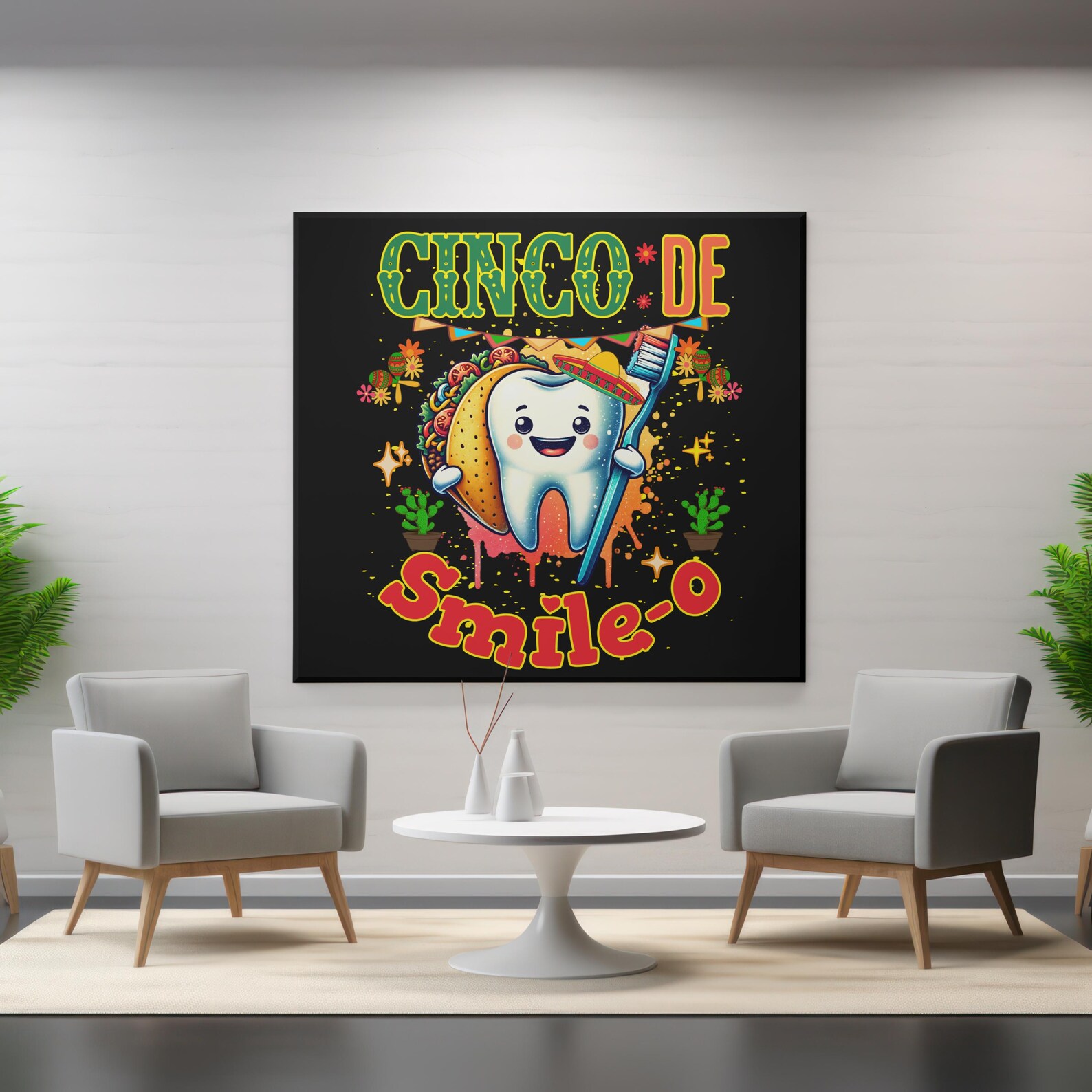 Cinco De Smile-o Shirt Png, Funny Dentist Taco Tooth Design, Cinco De ...