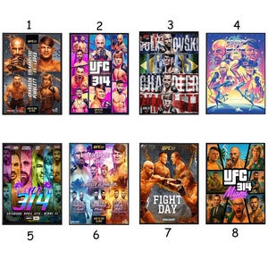 Ufc Posters 314 - Etsy UK