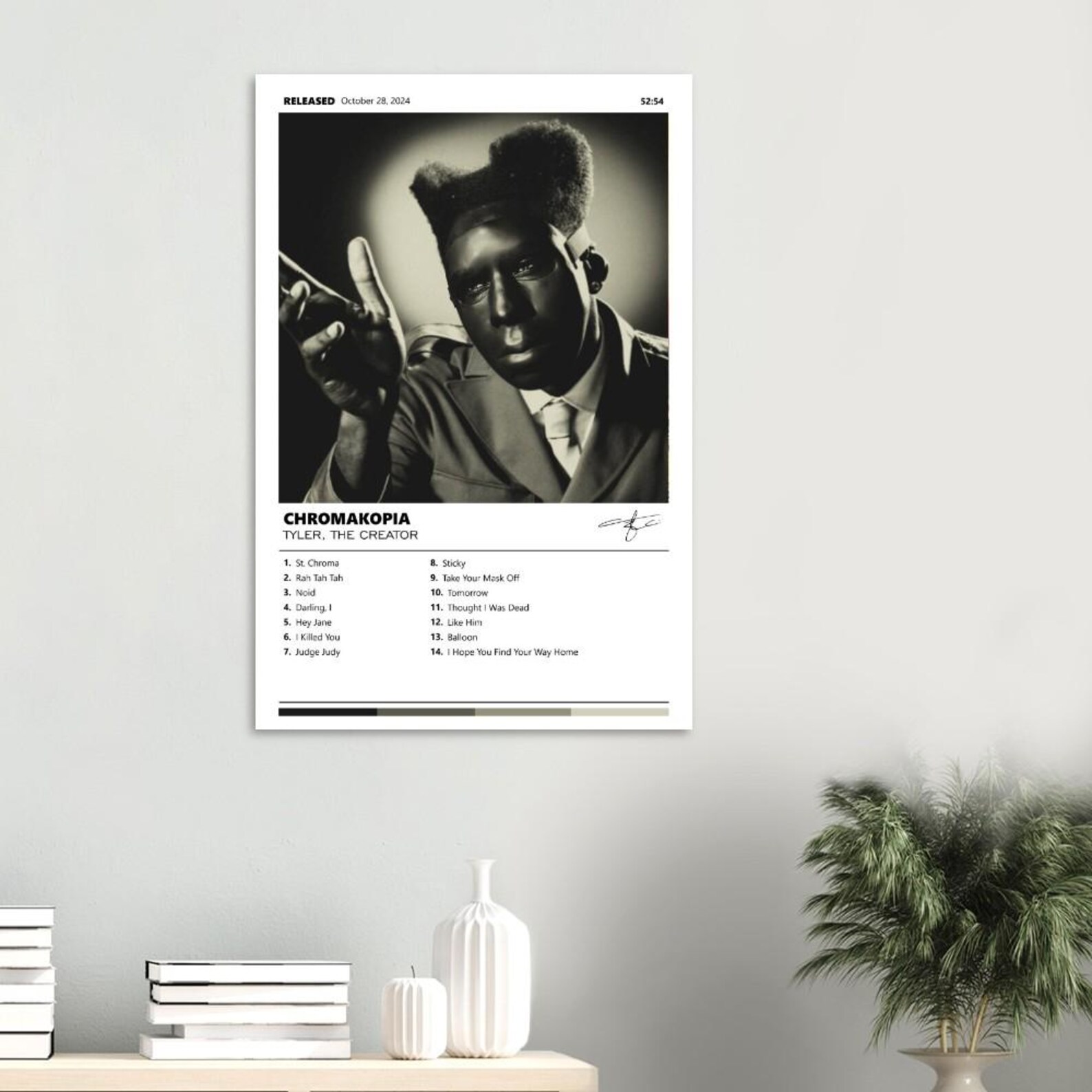 Tyler, the Creator Poster, Chromakopia Poster, Tyler, the Creator Wall ...