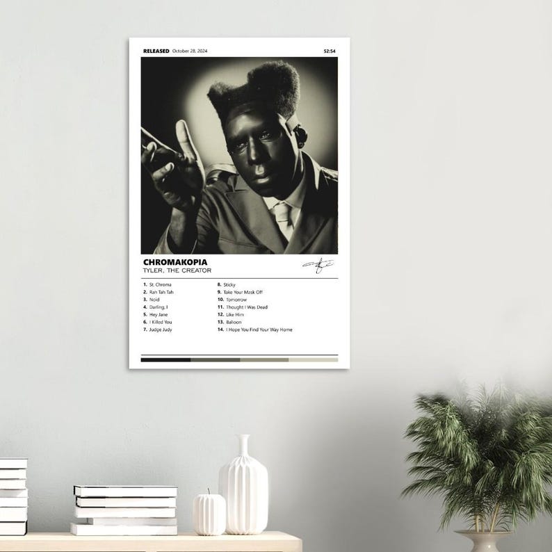 Tyler, the Creator Poster, Chromakopia Poster, Tyler, the Creator Wall ...
