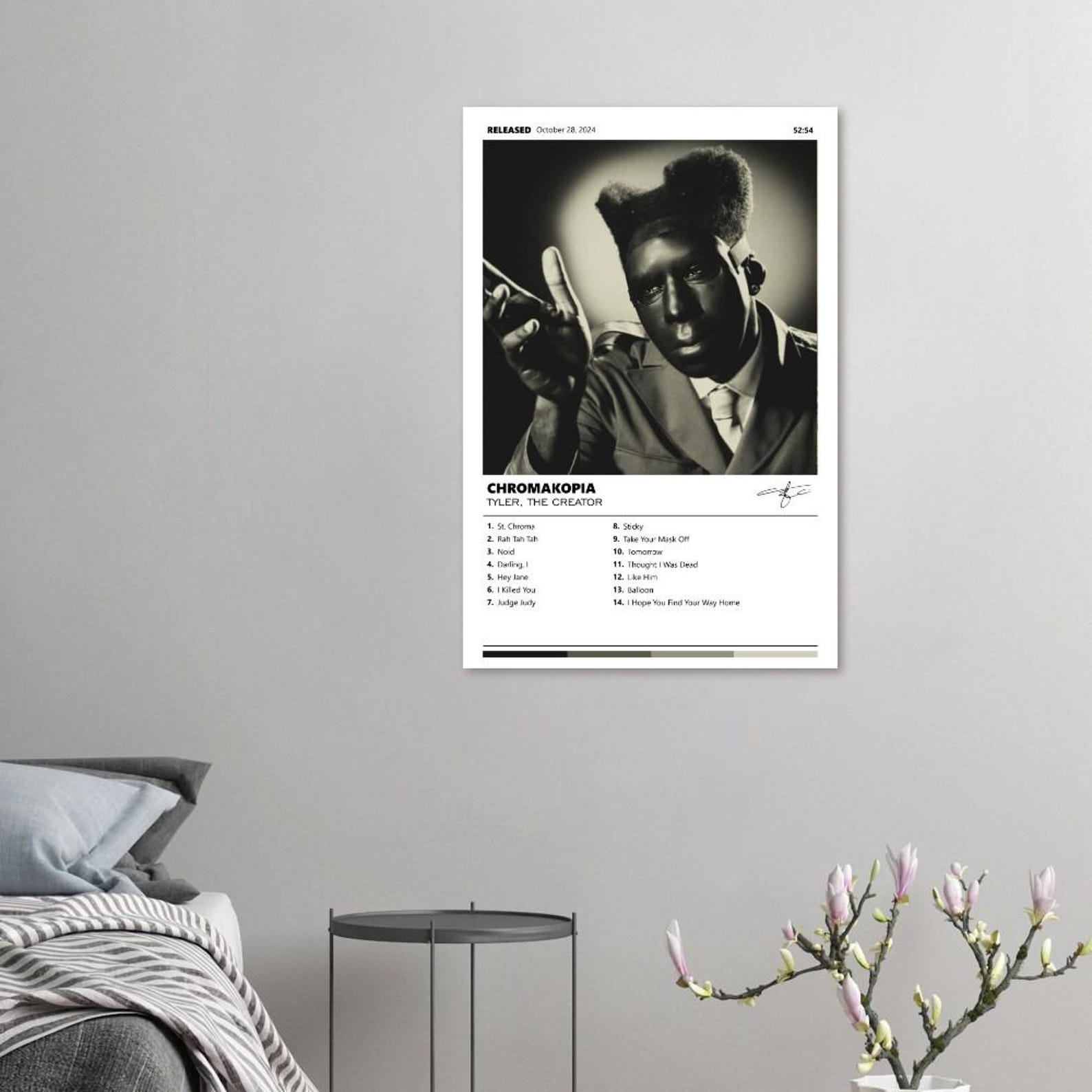 Tyler, the Creator Poster, Chromakopia Poster, Tyler, the Creator Wall ...