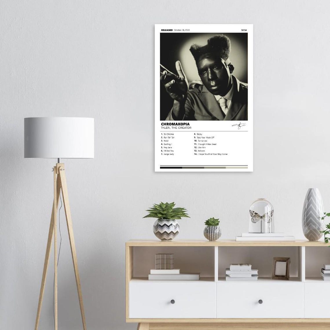 Tyler, the Creator Poster, Chromakopia Poster, Tyler, the Creator Wall ...