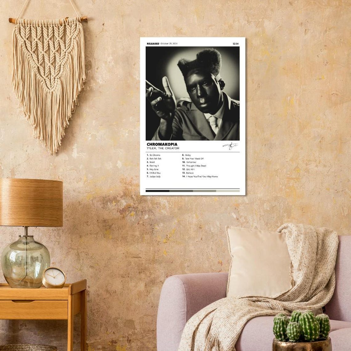 Tyler, the Creator Poster, Chromakopia Poster, Tyler, the Creator Wall ...