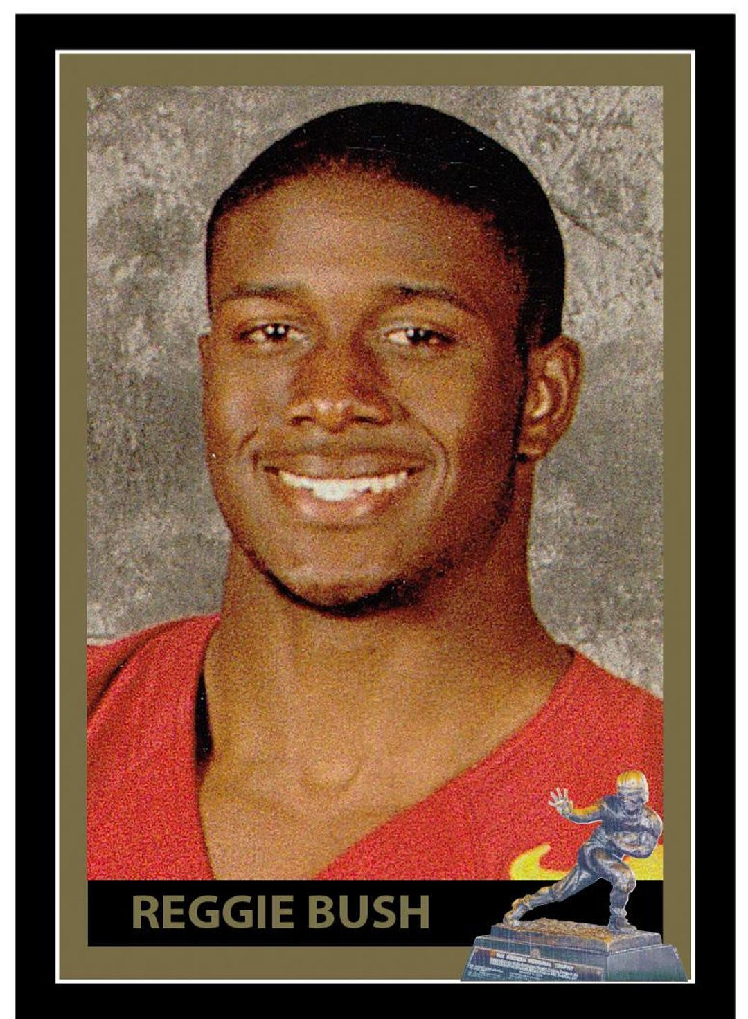 Reggie Bush Heisman Series Card - CUSTOM MADE - USC 2005 - Etsy