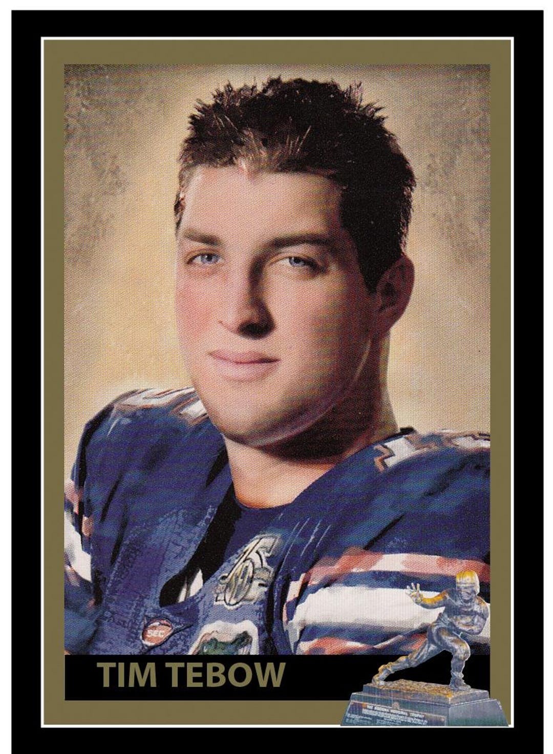 Tim Tebow Heisman Series Card - CUSTOM MADE - Florida 2007 - Etsy