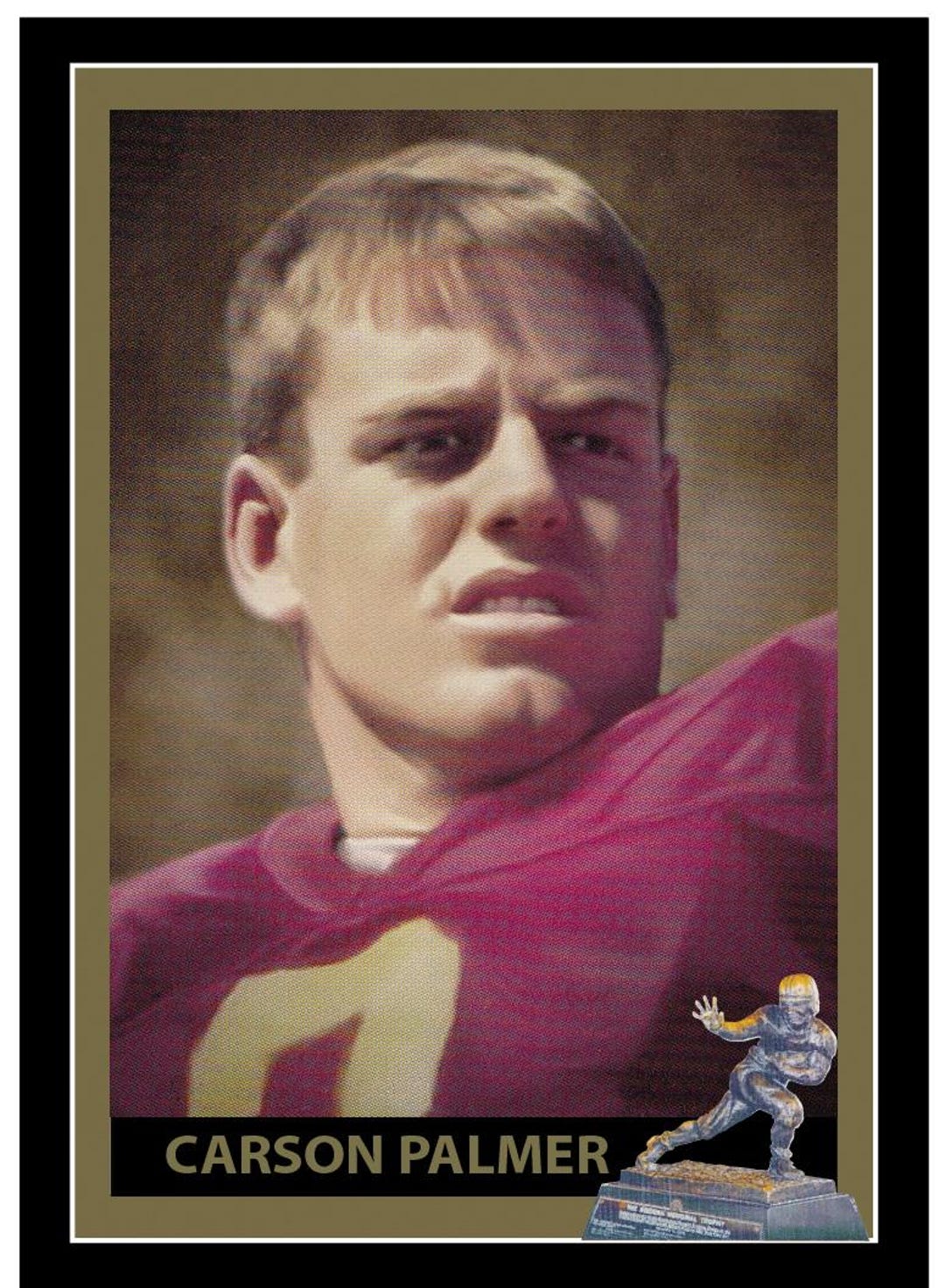 Carson Palmer Heisman Series Card - CUSTOM MADE - USC 2002 - Etsy