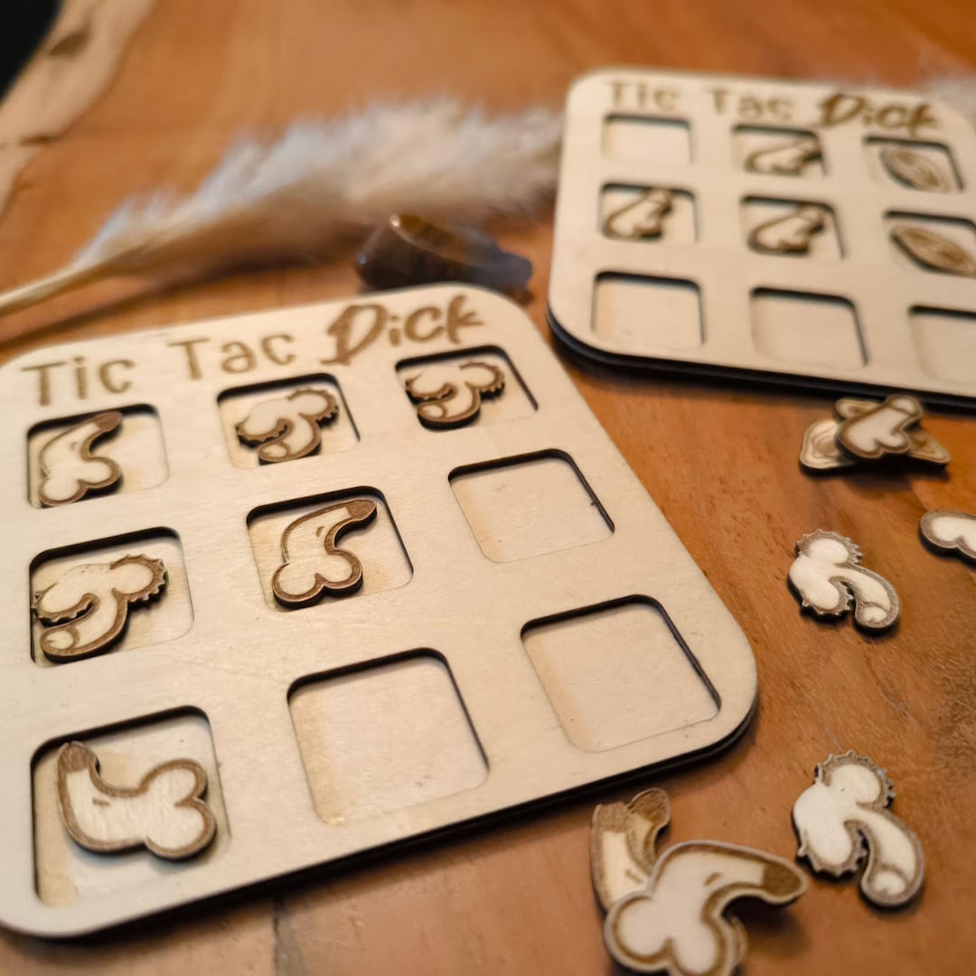 LASER FILE SVG Tic Tac Toe Incl. Commercial License, Adult Game ...