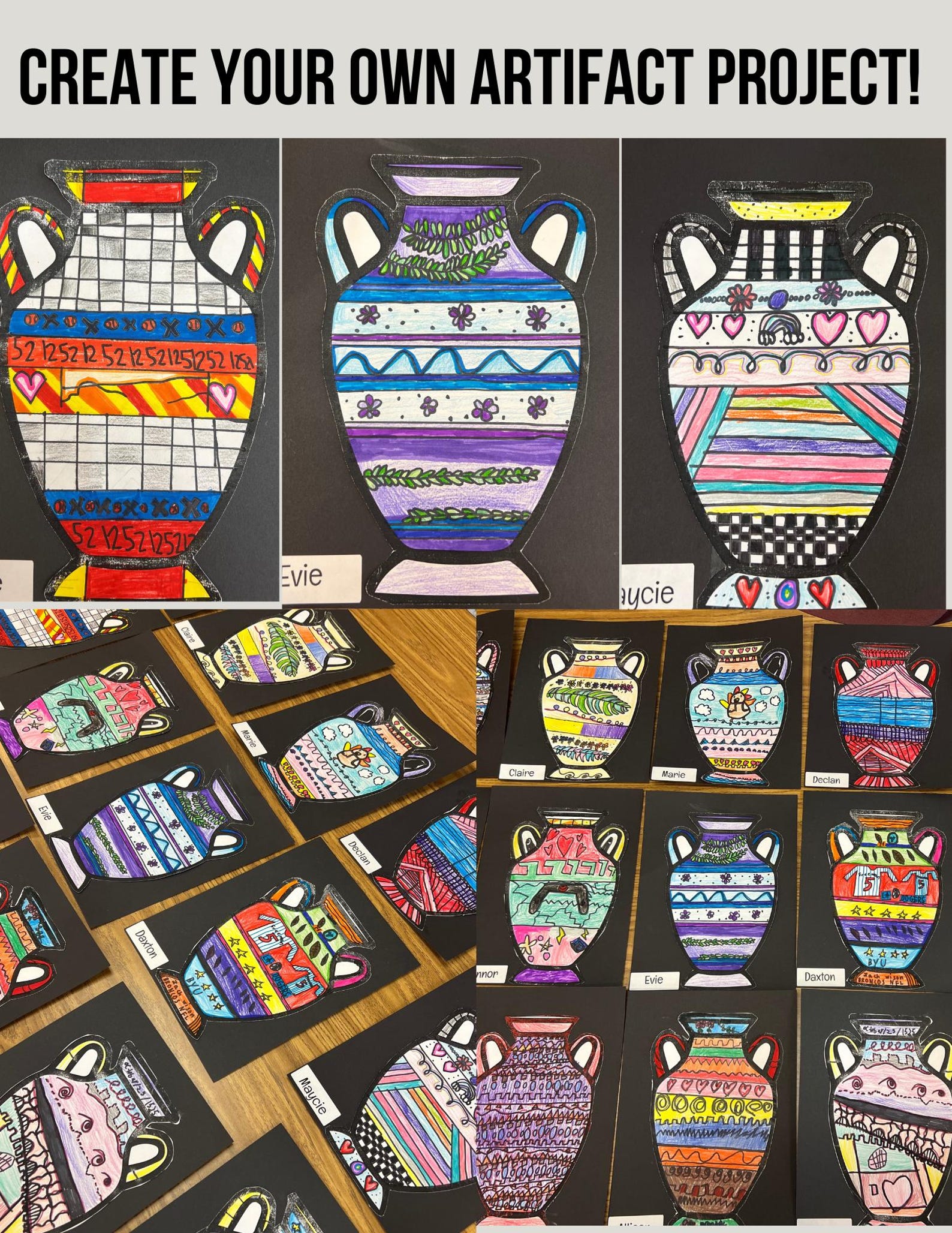 Create Your Own Artifact Activity/project! Ancient Roman Civilizations ...