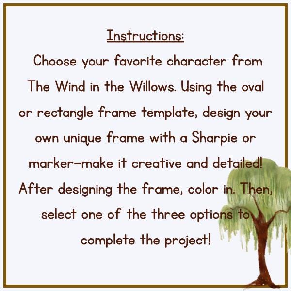 The Wind in the Willows Character Art & Writing Project! Everything You ...