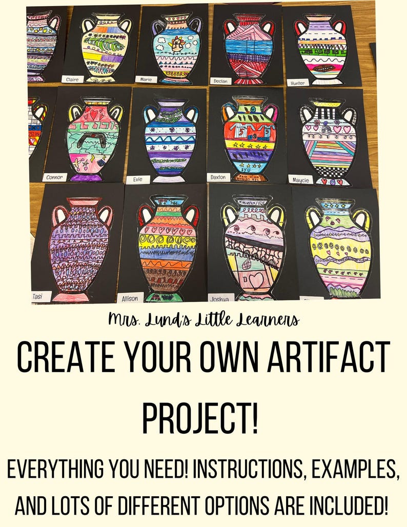 Create Your Own Artifact Activity/project! Ancient Roman Civilizations ...