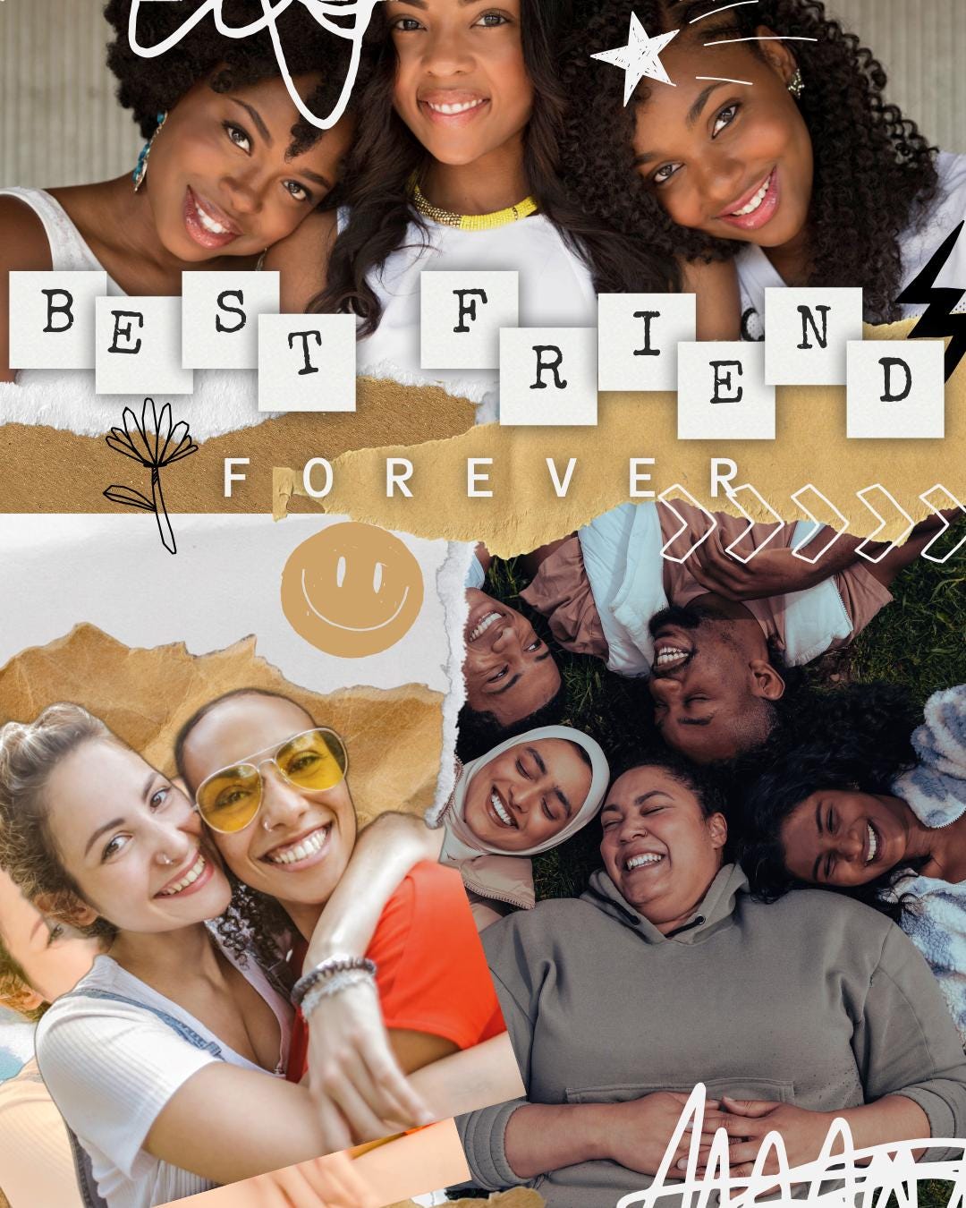 Friendship Instagram Canva Templates - Etsy