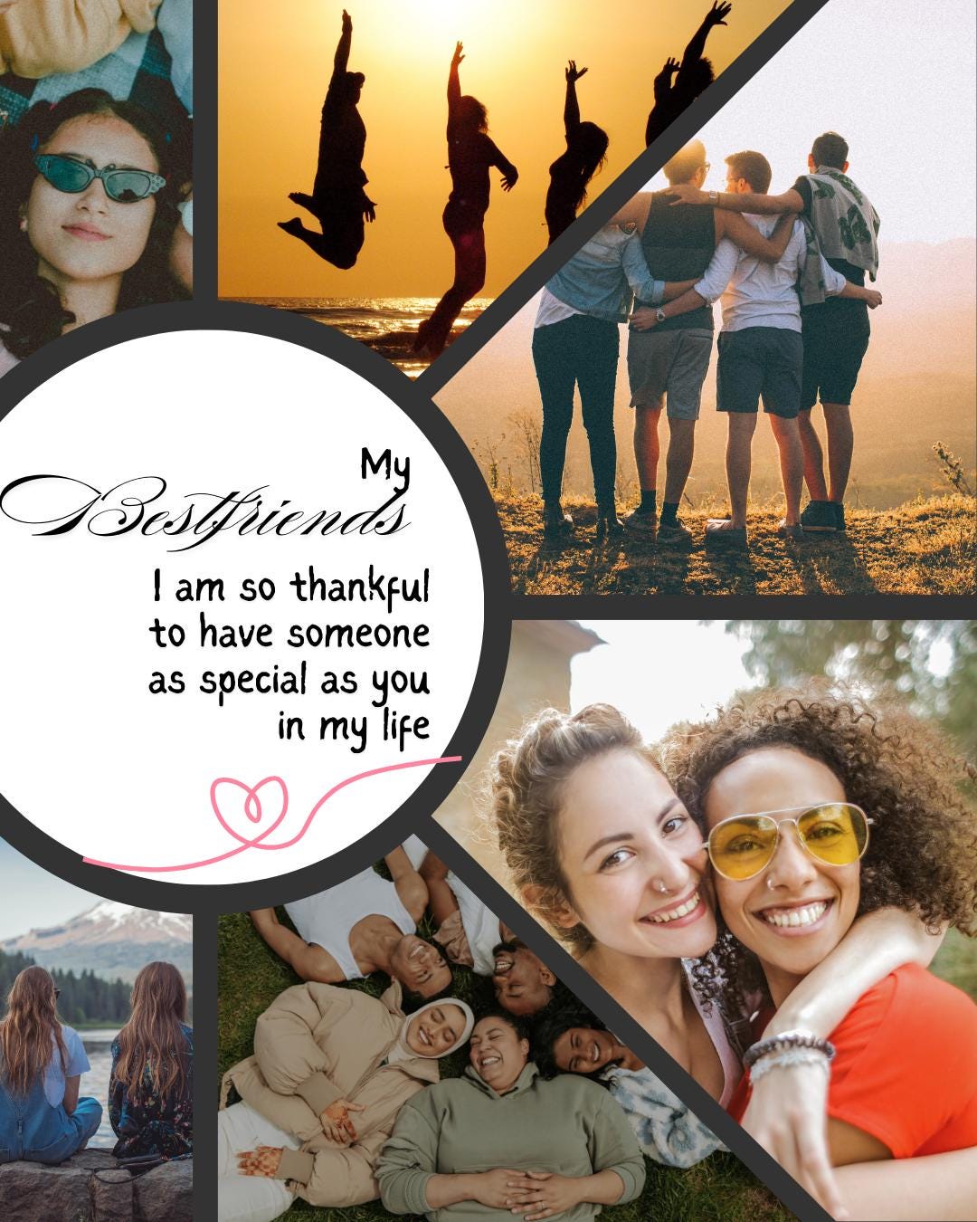 Friendship Instagram Canva Templates - Etsy
