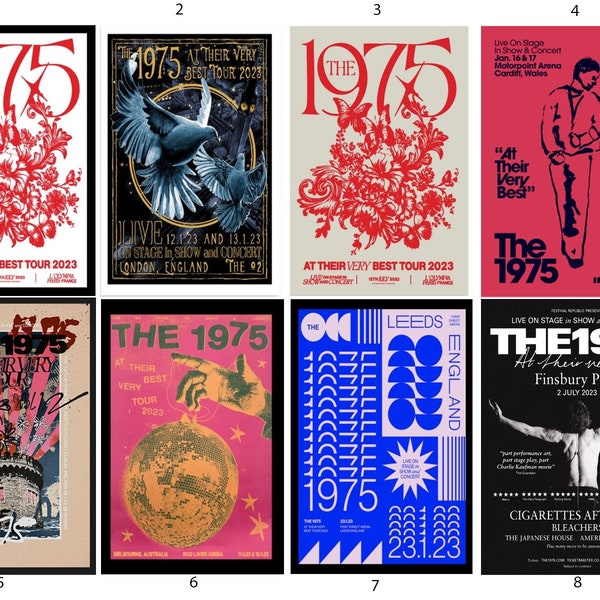 The 1975 Band Poster - Etsy