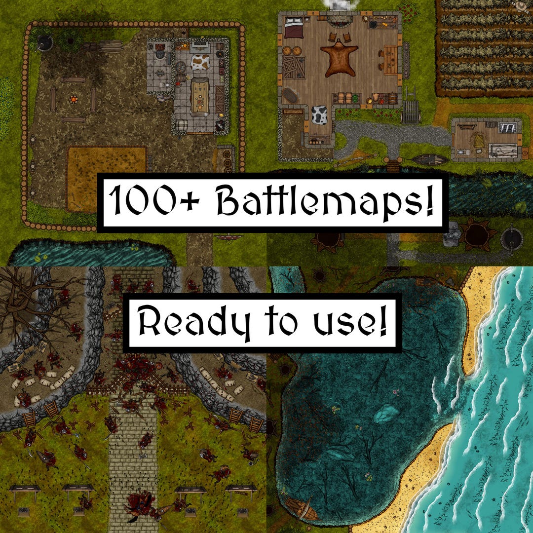 Bundle of Over 100 Maps of All Kinds for Role-playing Games | RPG ...