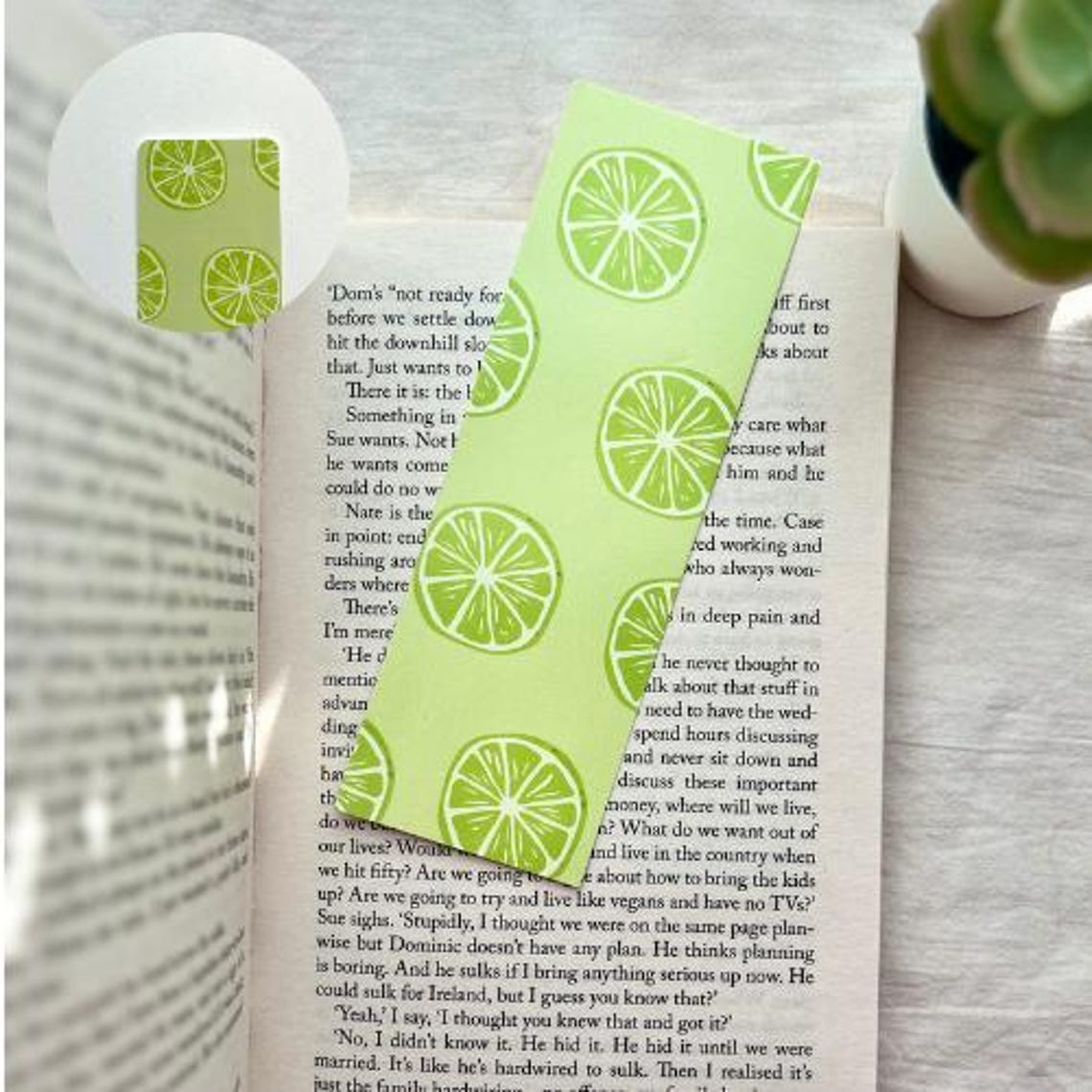Citrus Bookmarks Set: Lemon, Lime & Orange - Glossy Finish - Etsy
