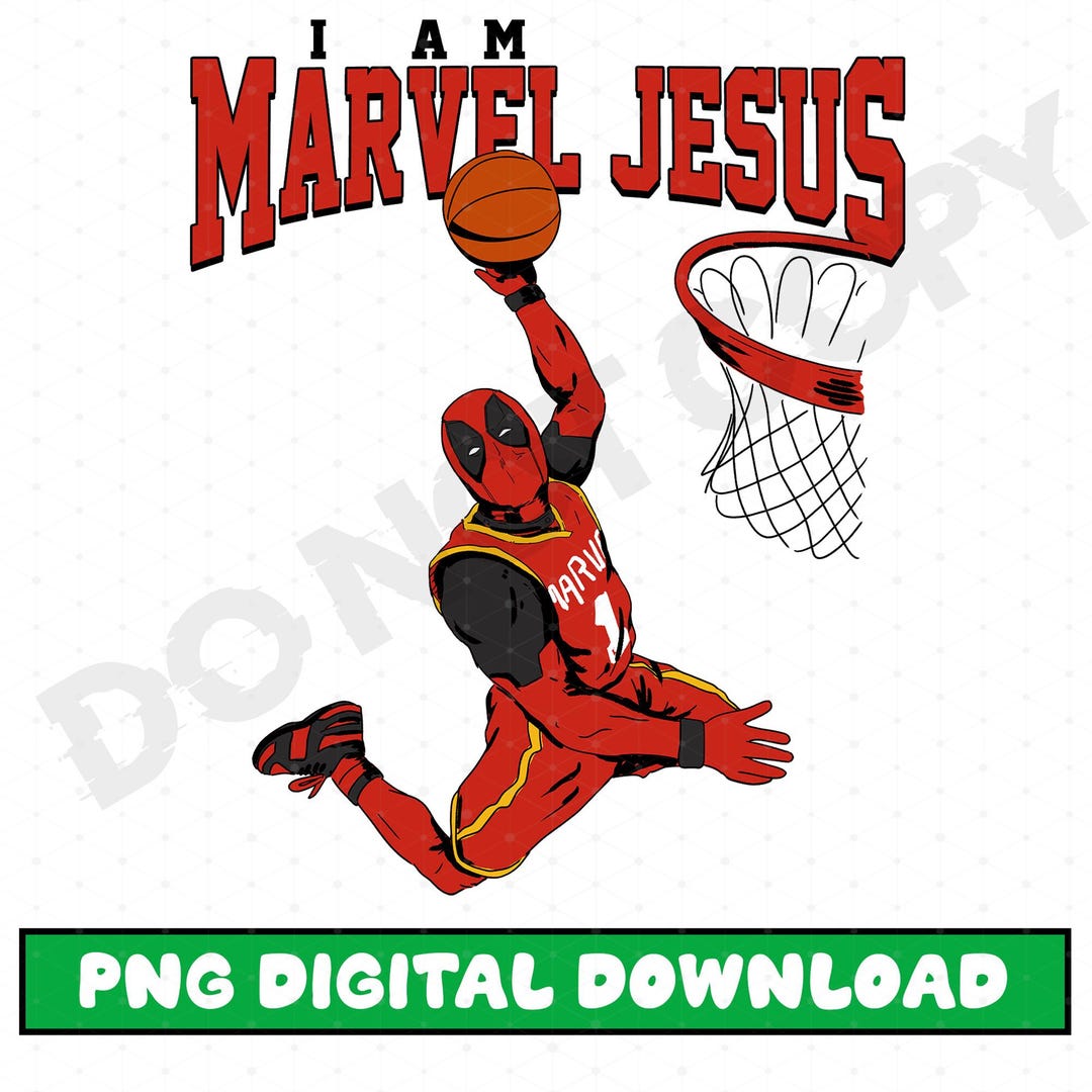 Deadpool I Am Jesus Png | Deadpool Jesus He is Rizzin | Deadpool 3 Png ...