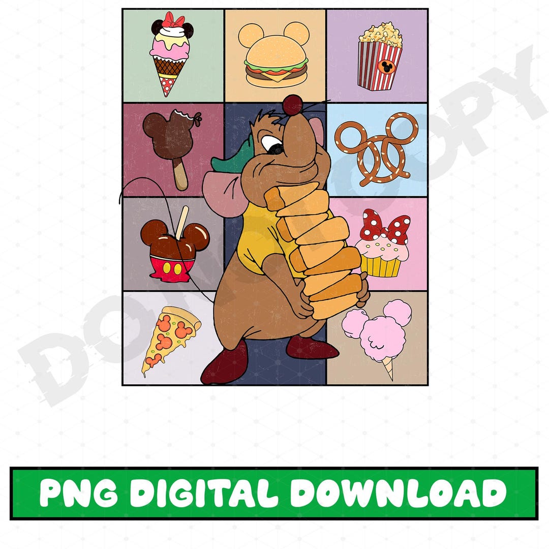 Gus Gus the Snack Tour Vintage Png, Cinderella Princes Gus Gus Looking ...
