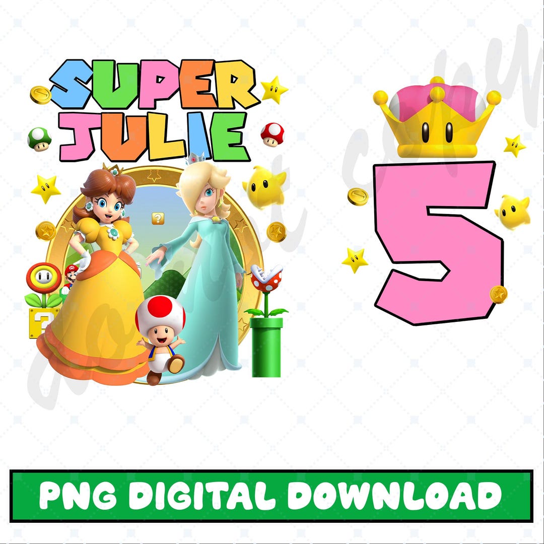 Princess Rosalina Super Mario Birthday PNG, Rosalina Family Birthday ...
