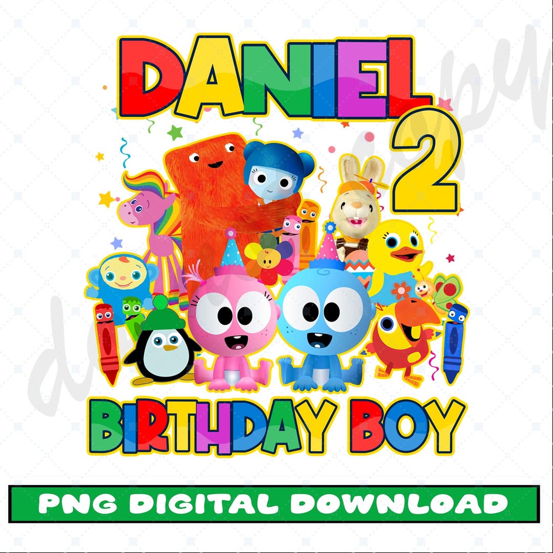 Baby First TV PNG, Personalized Baby First TV Family Birthday Png ...