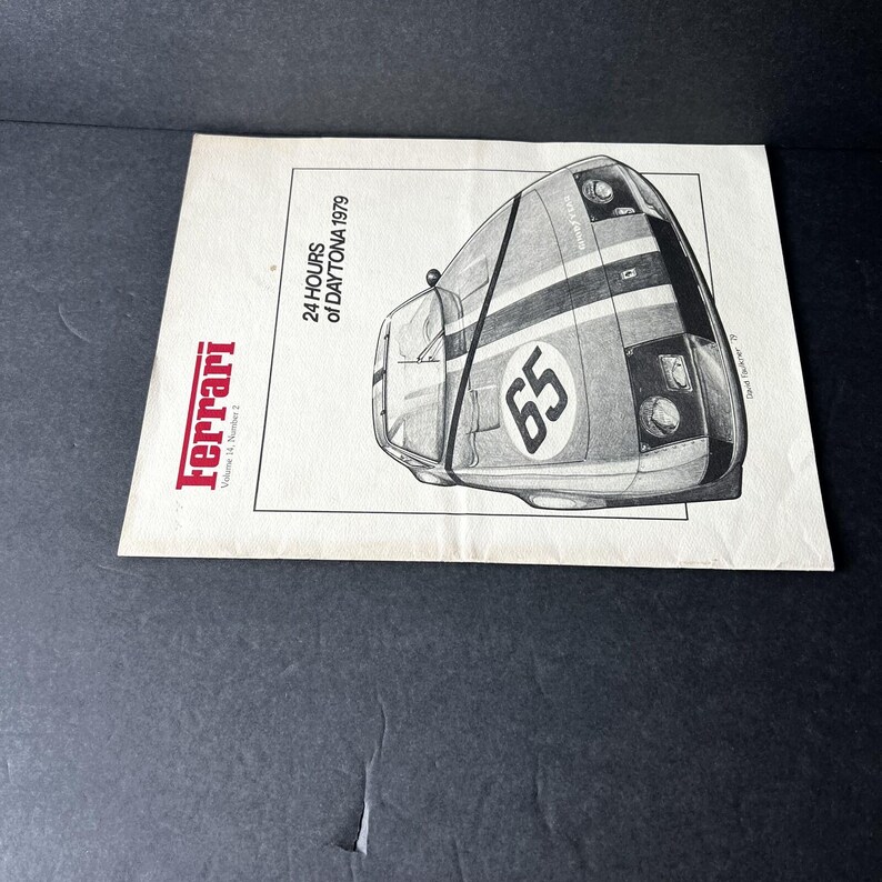 Ferrari Newsletter Ferrari Owners Club(usa)1979 Vol 14 #2 Cover: David ...