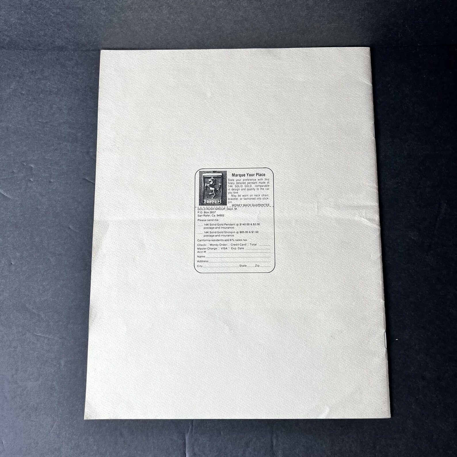 Ferrari Newsletter Ferrari Owners Club(usa)1979 Vol 14 #2 Cover: David ...
