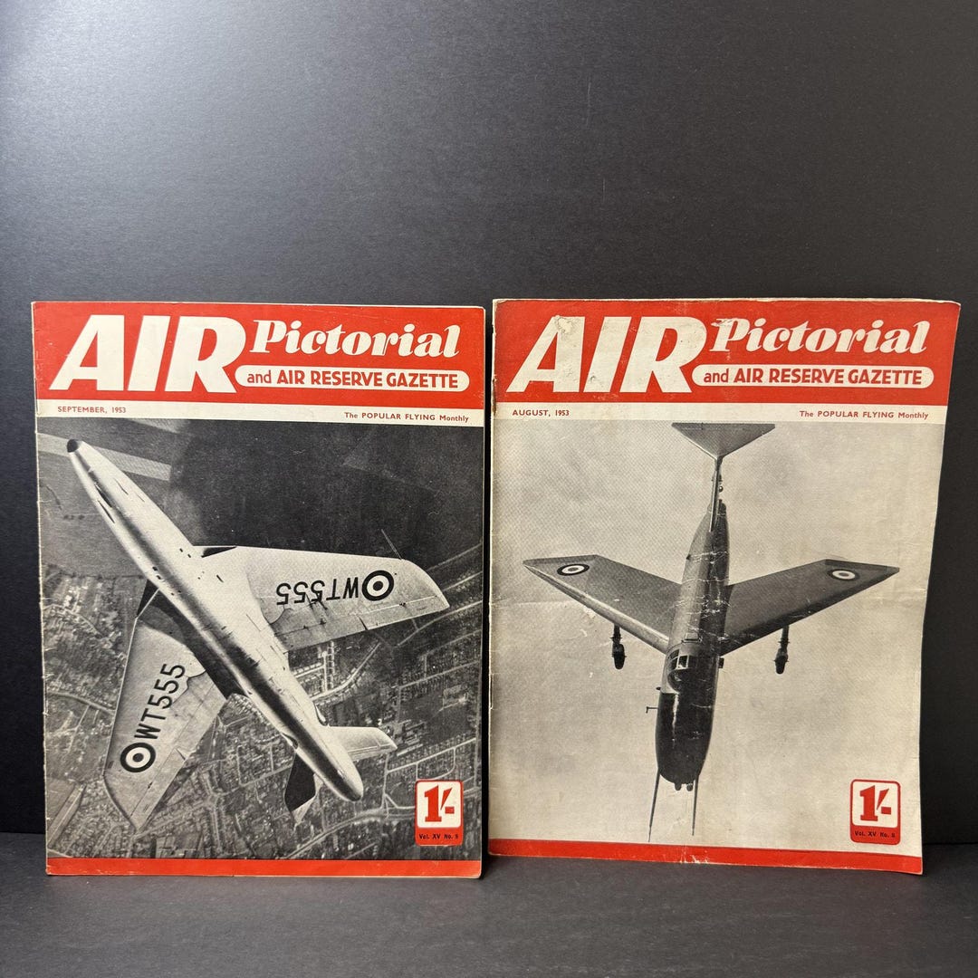 Air Pictorial and Air Reserve Gazette British Aviation Magazine 1953 ...