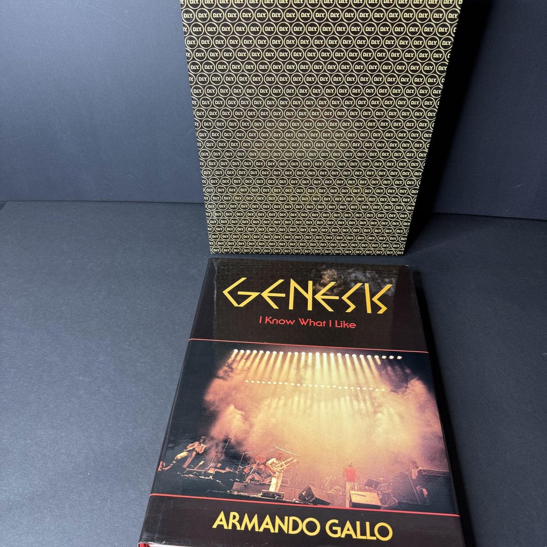 Genesis I Know What I Like Signed Armando Gallo 1980 HC Dust Jacket in ...