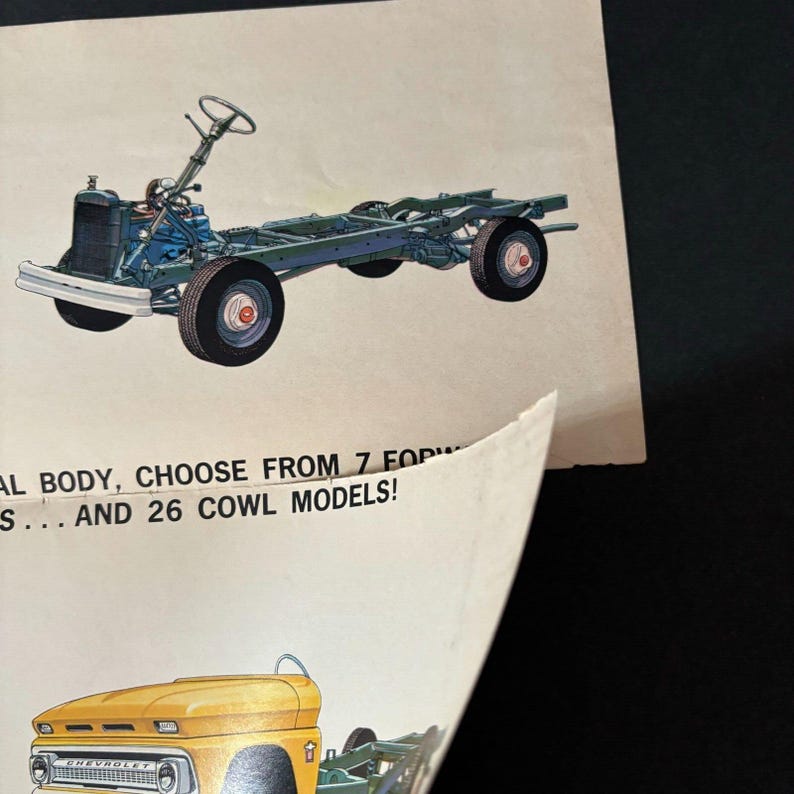 1964 Chevy Step Vans Miller Chevrolet Brochure Sales Catalogue - Etsy