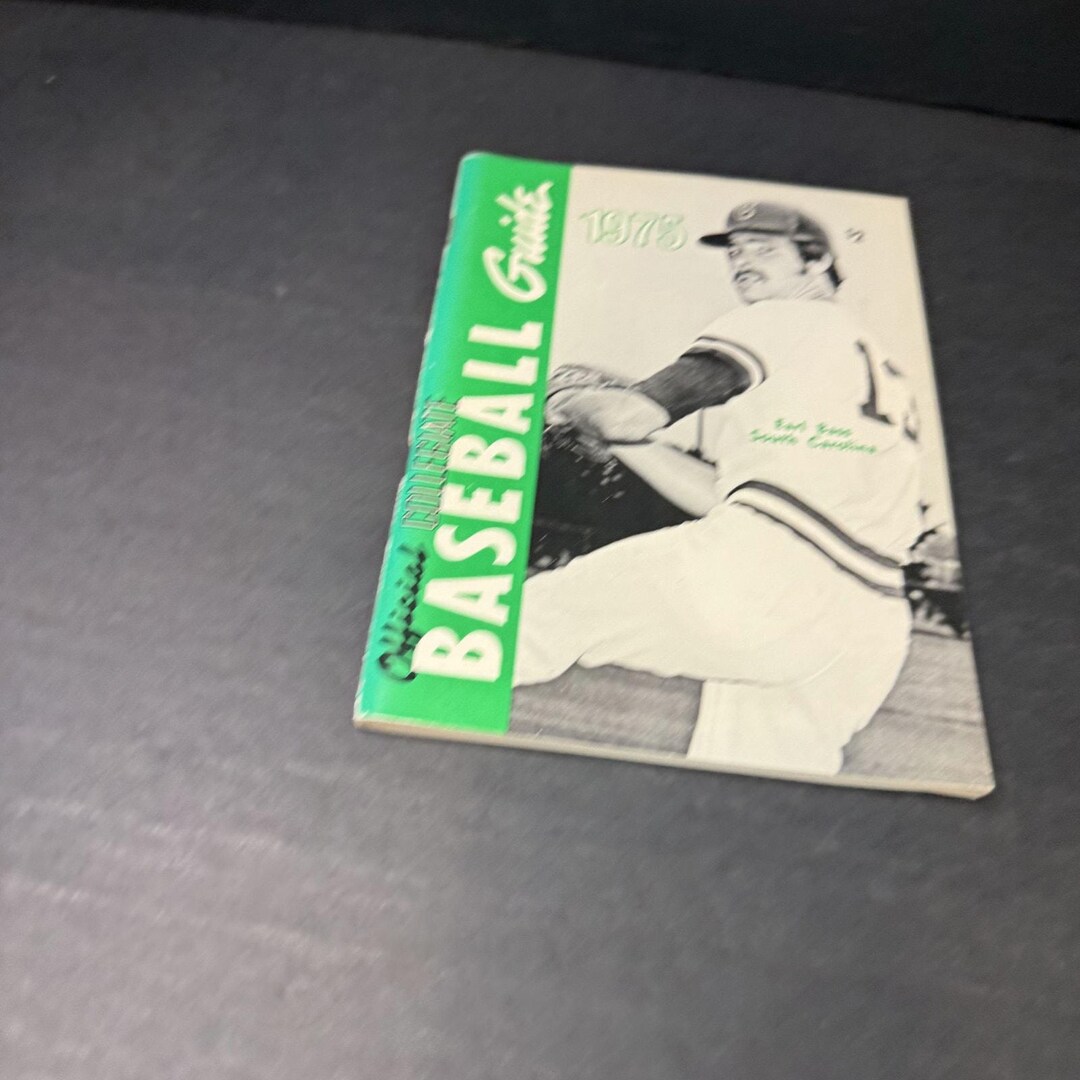 Official Collegiate Baseball Media Guide 1975 Earl Bass South Carolina ...