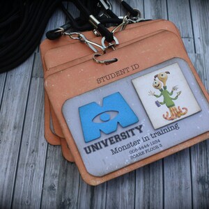 MONSTERS UNIVERSITY ID Tags - Etsy