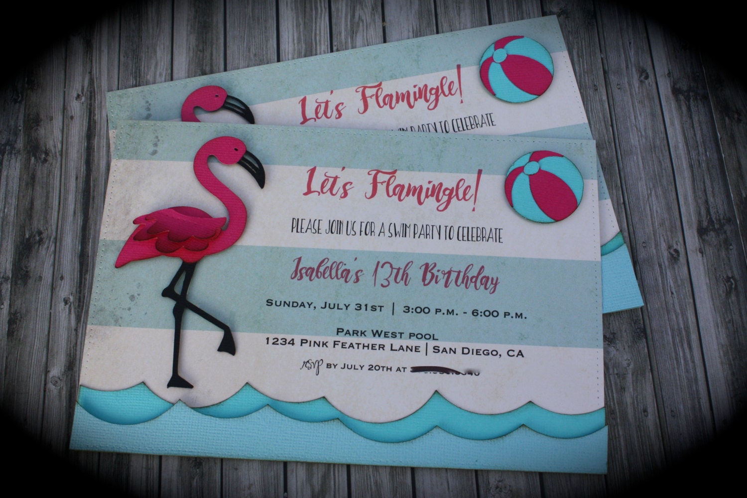 Let's FLAMINGLE....A Flamingo Invitation for Any Occasion - Etsy