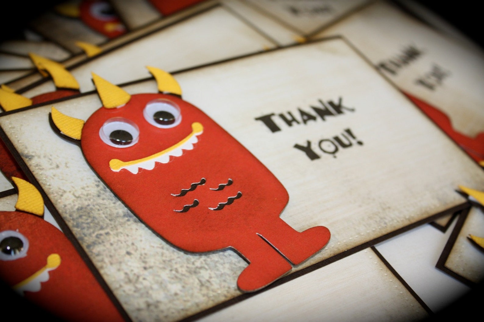 MONSTER BASH Party Thank You Cards for Any Occasion... - Etsy