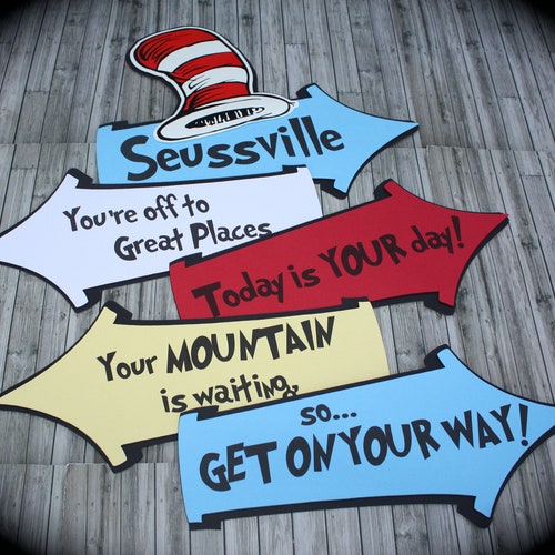 Dr Seuss Quote Printable Wall Art for DIY Girl Room Decor | Etsy