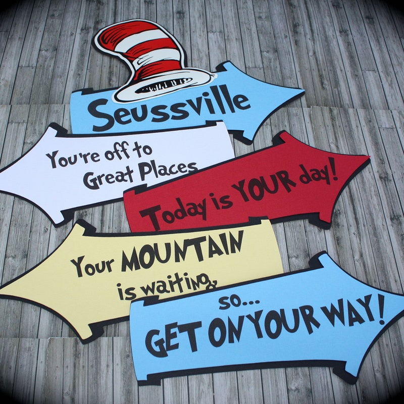 Dr Seuss Wall Decal - Etsy