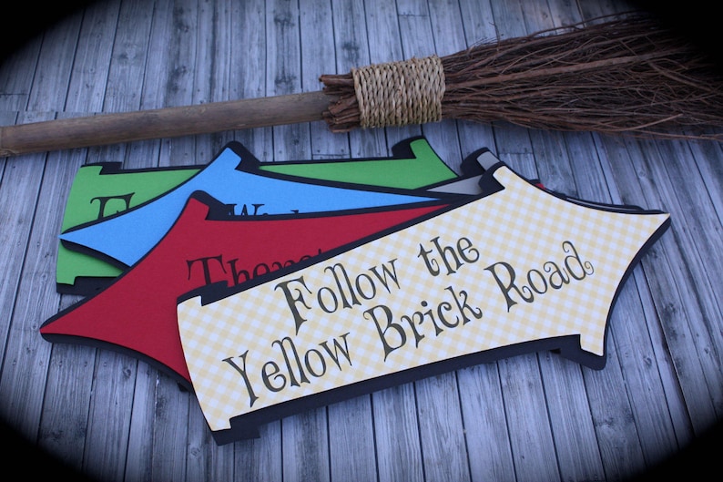 WIZARD of OZ Whimsical Party Signs - Etsy