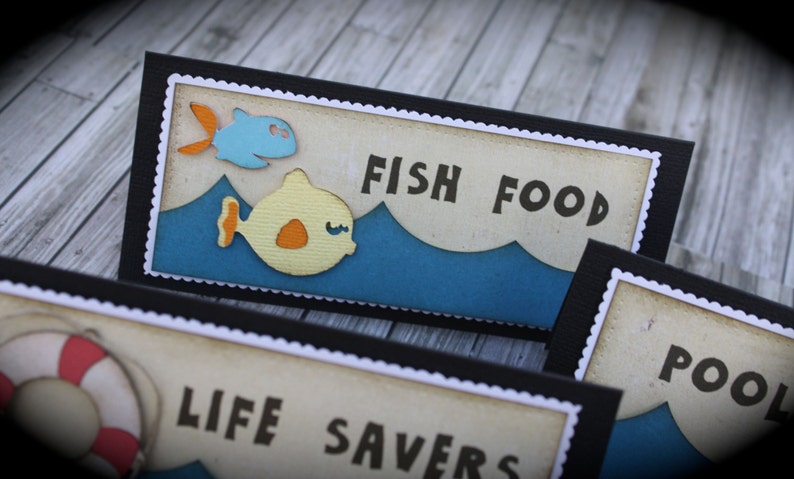 POOL/BEACH Themed Food Tents...menu Cards....place - Etsy