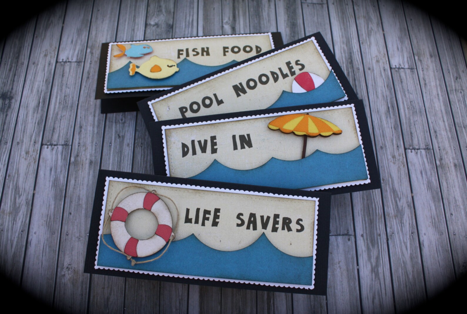 POOL/BEACH Themed Food Tents...menu Cards....place | Etsy