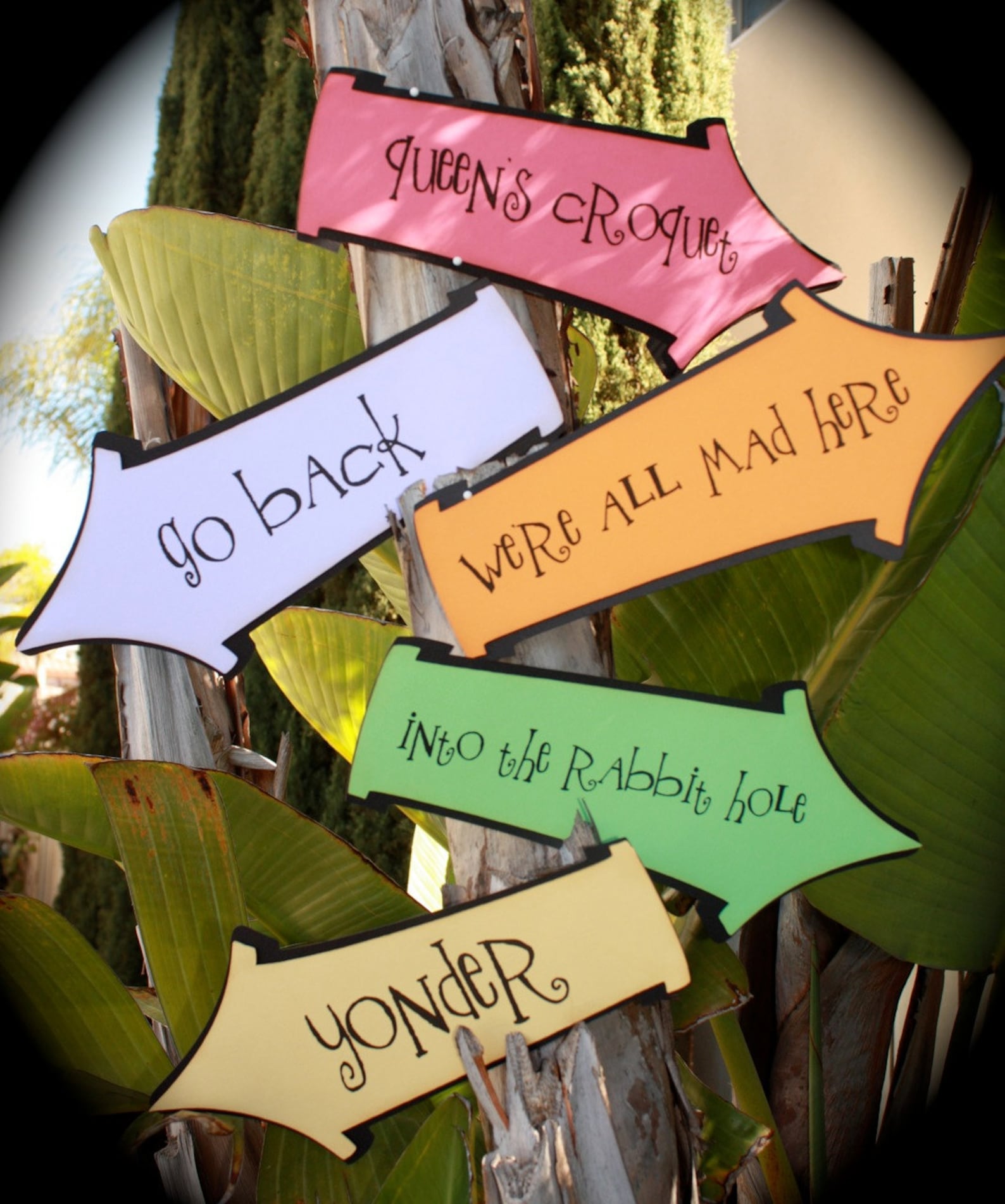 Alice in Wonderland/mad Hatter Party Signs...new - Etsy