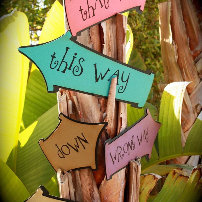 This Way Sign - Etsy