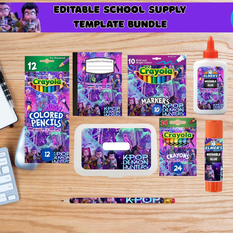 Kpop Demon Hunters School Supplies - Etsy