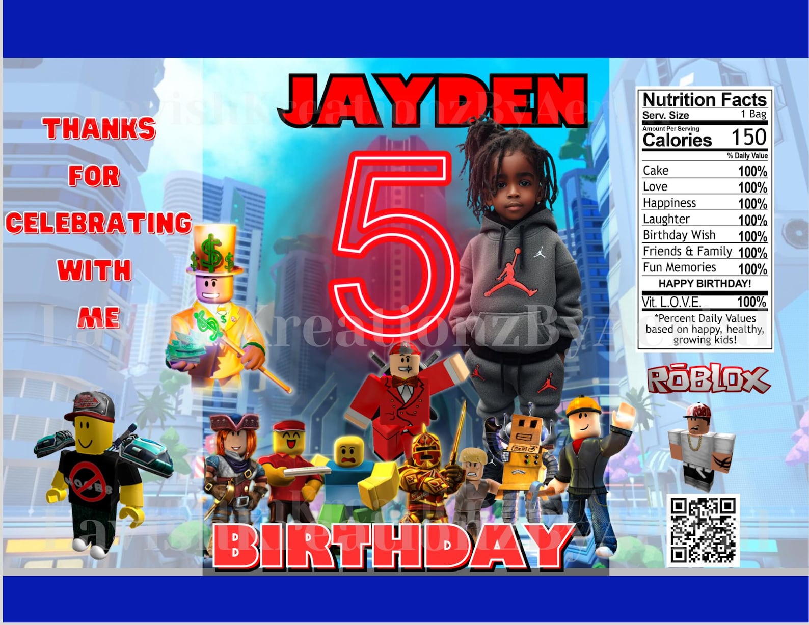 Roblox Party Favor Bundle | Gamer Birthday Goodie Bags | Roblox ...